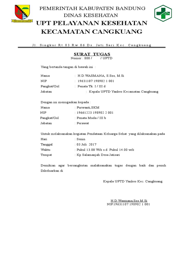 Surat Tugas Terbaru | PDF