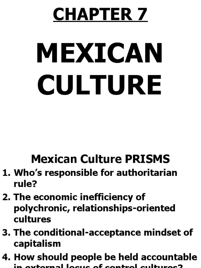 Understanding Mexican Culture: An Analysis of the Influences of History ...
