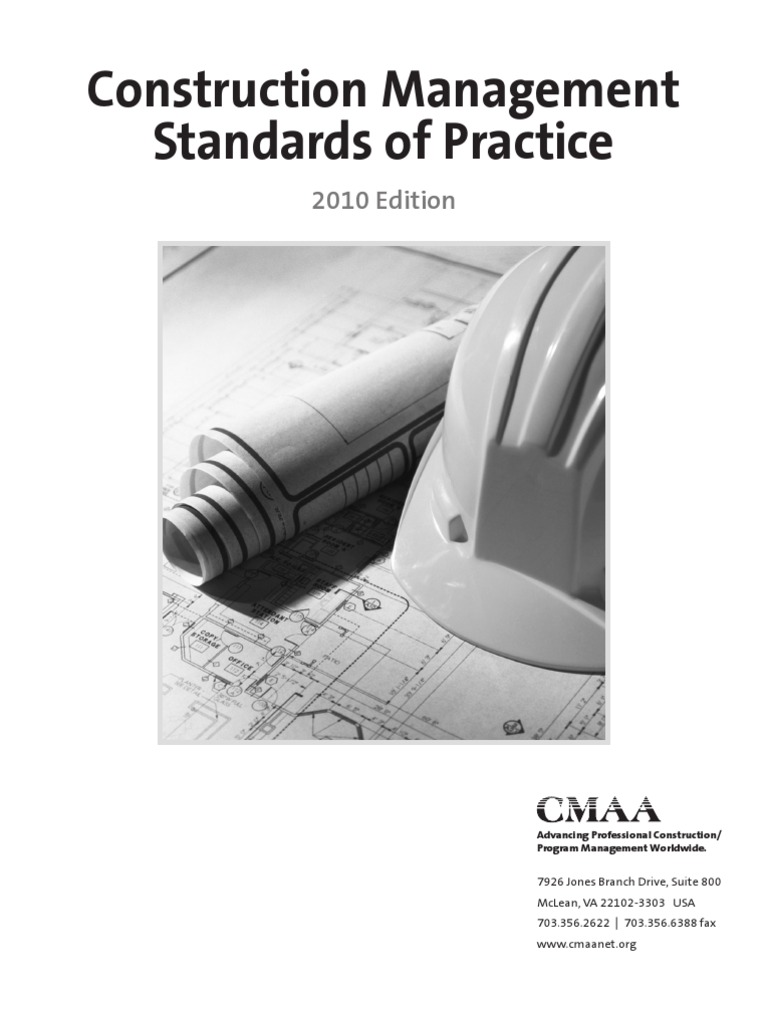 Construction Management Standards of Practice: 2010 Edition | PDF ...