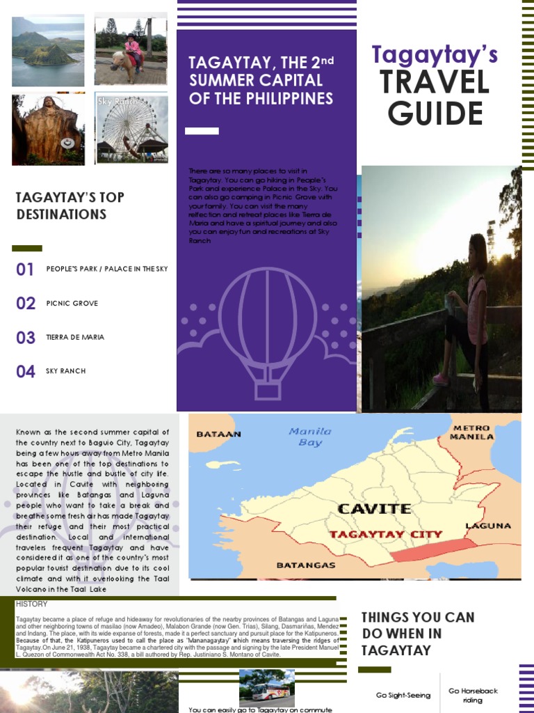Tagaytay | PDF | Philippines | Leisure