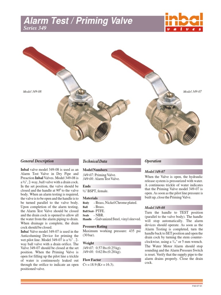 181-1-2 Water Motor Gong | PDF | Valve | Manufactured Goods