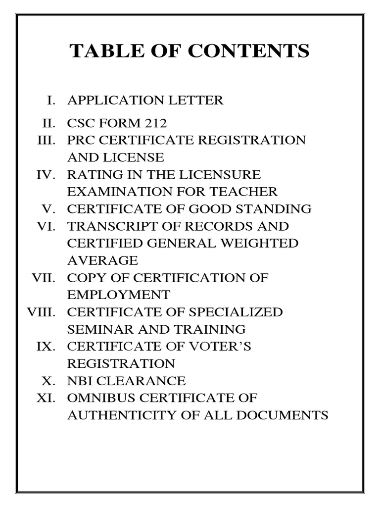 Table of Contents Shey | PDF