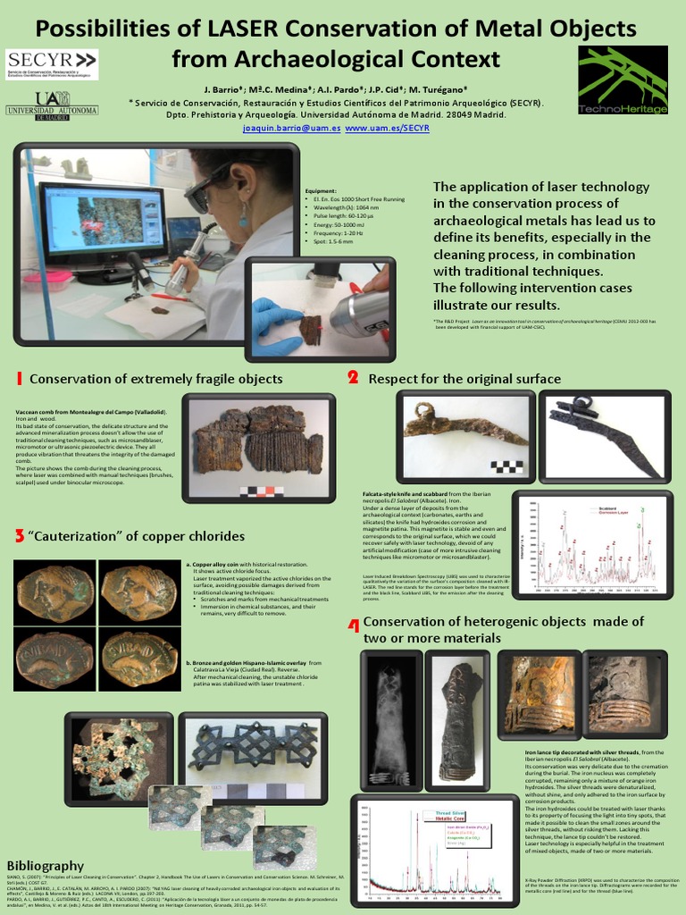 Possibilities of LASER Conservation of Metal Objects From Archaeological Context | PDF | Silver ...