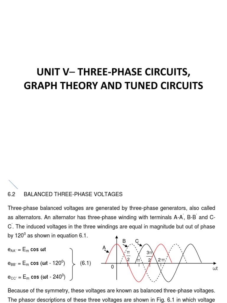 Three Phase Circuits Graph PDF | PDF | Power Engineering | Force