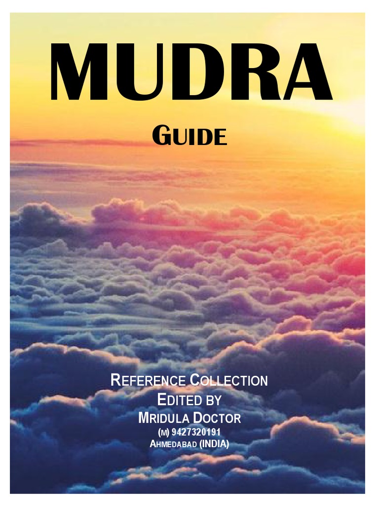 MUDRA GUIDE by Mridula Doctor-2-344330559 PDF | PDF | Hand | Finger