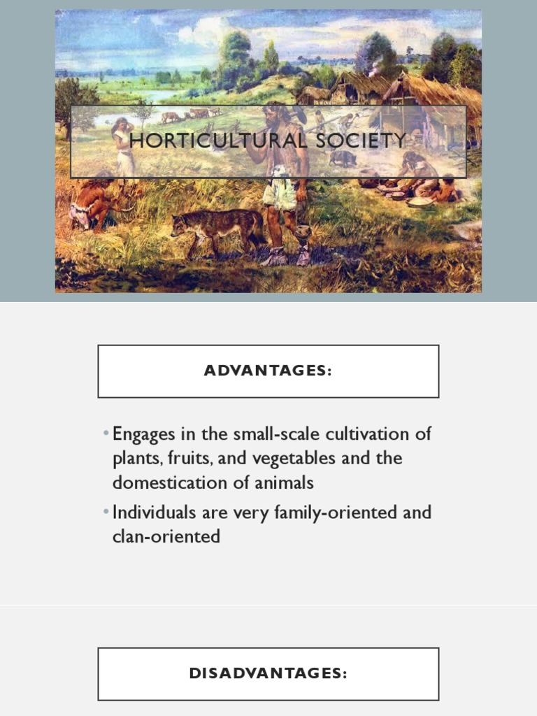 Horticultural Society | PDF