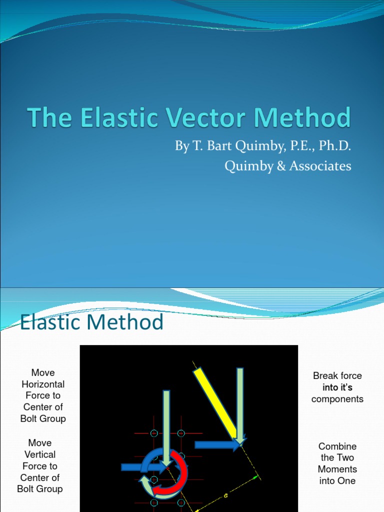 Elastic Vector Method Pdf