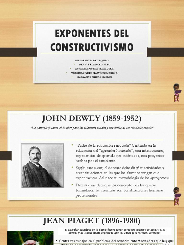 Exponentes Del Constructivismo | Constructivismo (filosofía de la ...