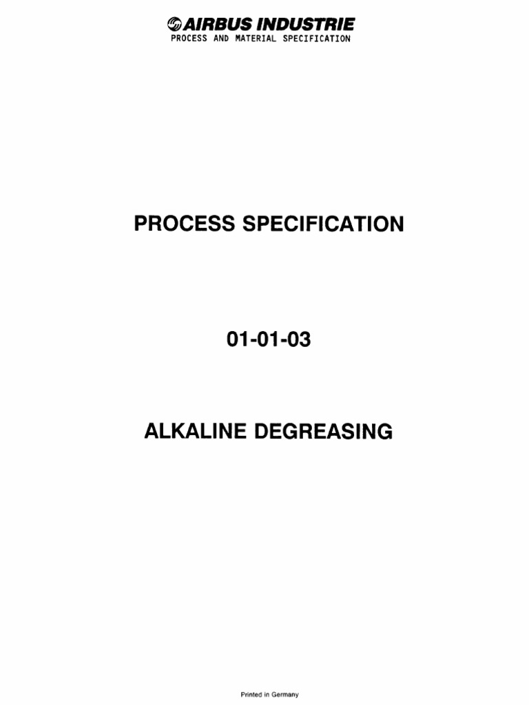 Process and Material Specification | PDF | Water | Chemistry