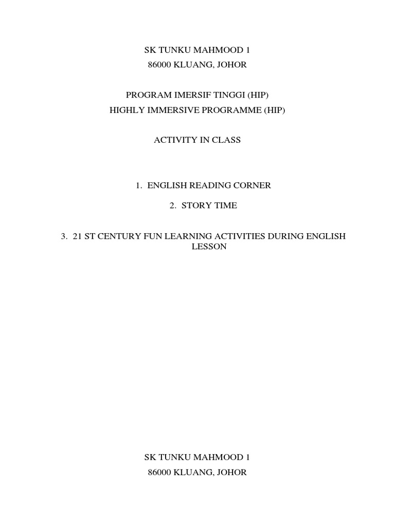 Hip Banner | PDF | English Language | Behavior Modification