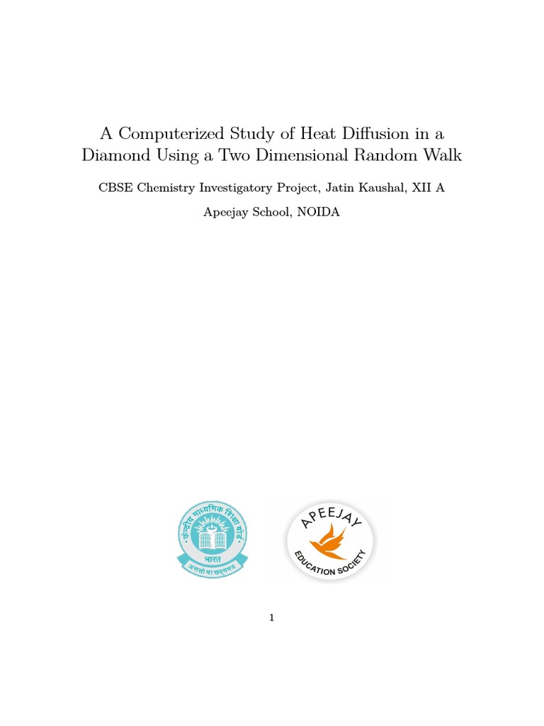 Heat Diffusion | PDF | Atoms | Randomness
