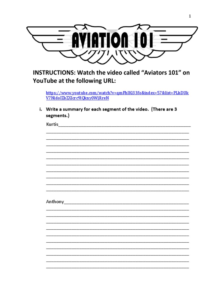 Aviation 101 | PDF | Leisure