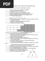 Grade 3 Math Assessment Test | PDF | Mathematics