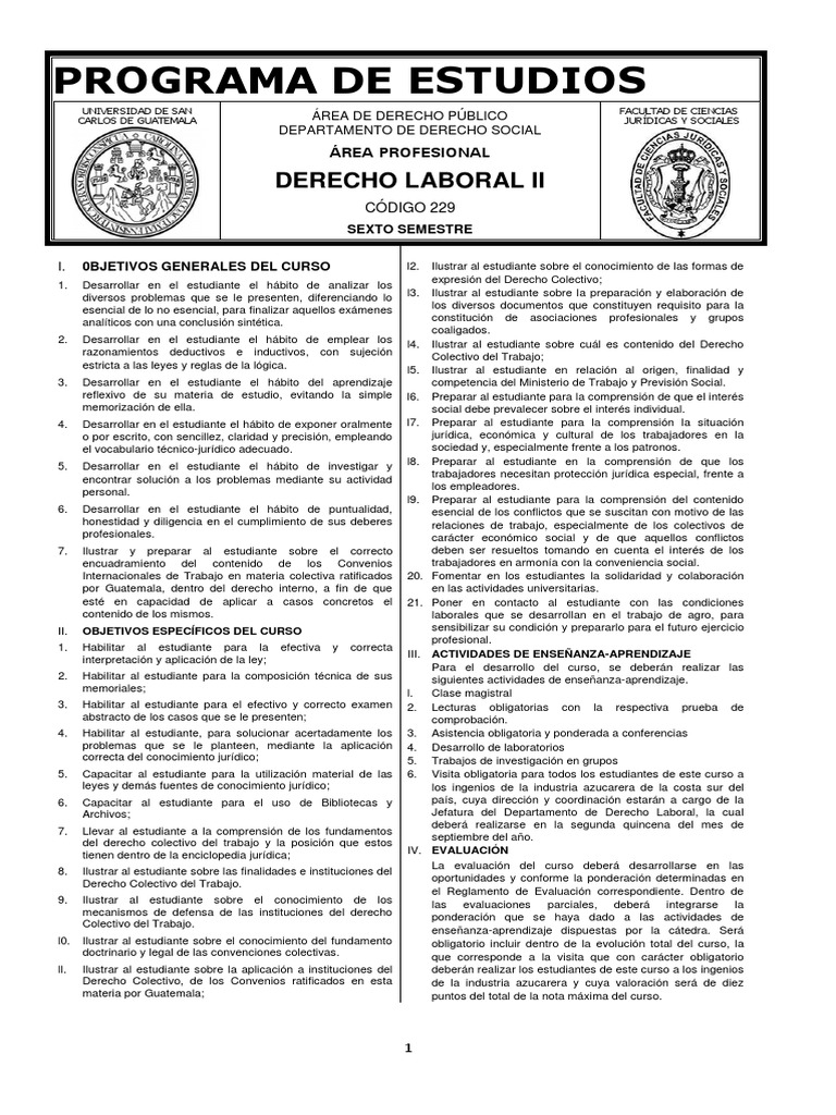 Derecho Laboral II | PDF | Derecho laboral | Organización Internacional del Trabajo