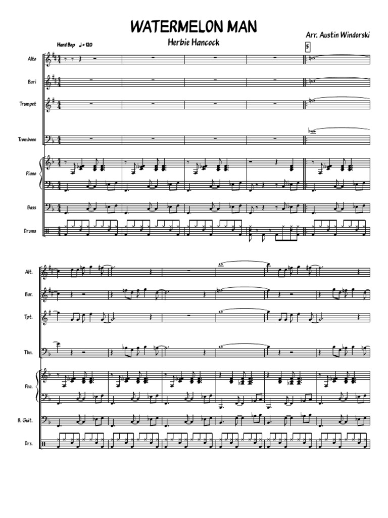 Watermelon Man: Herbie Hancock | PDF | Musical Subgenres | Music Of The ...