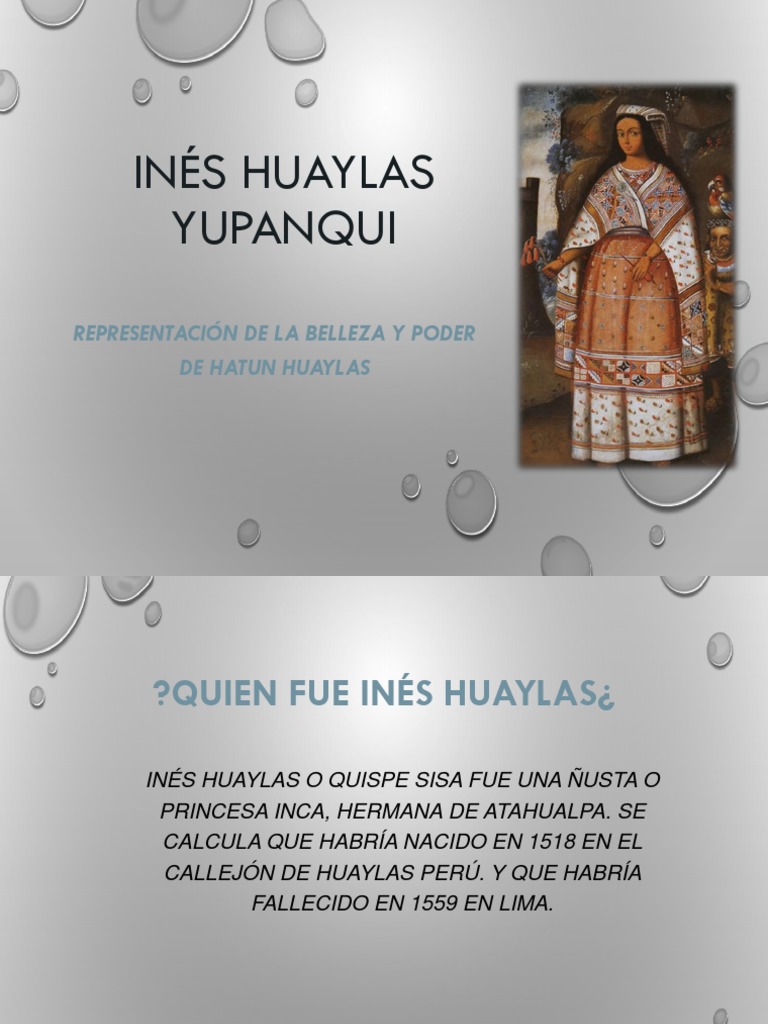 Inés Huaylas Yupanqui | PDF | Francisco Pizarro | Imperio español