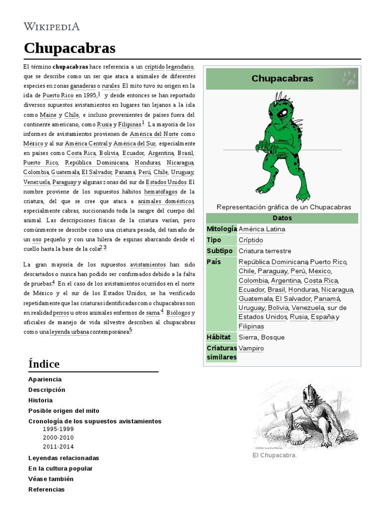 Chupacabras | Naturaleza | Sicología y ciencia cognitiva