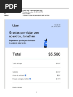 Recibo de Uber | PDF