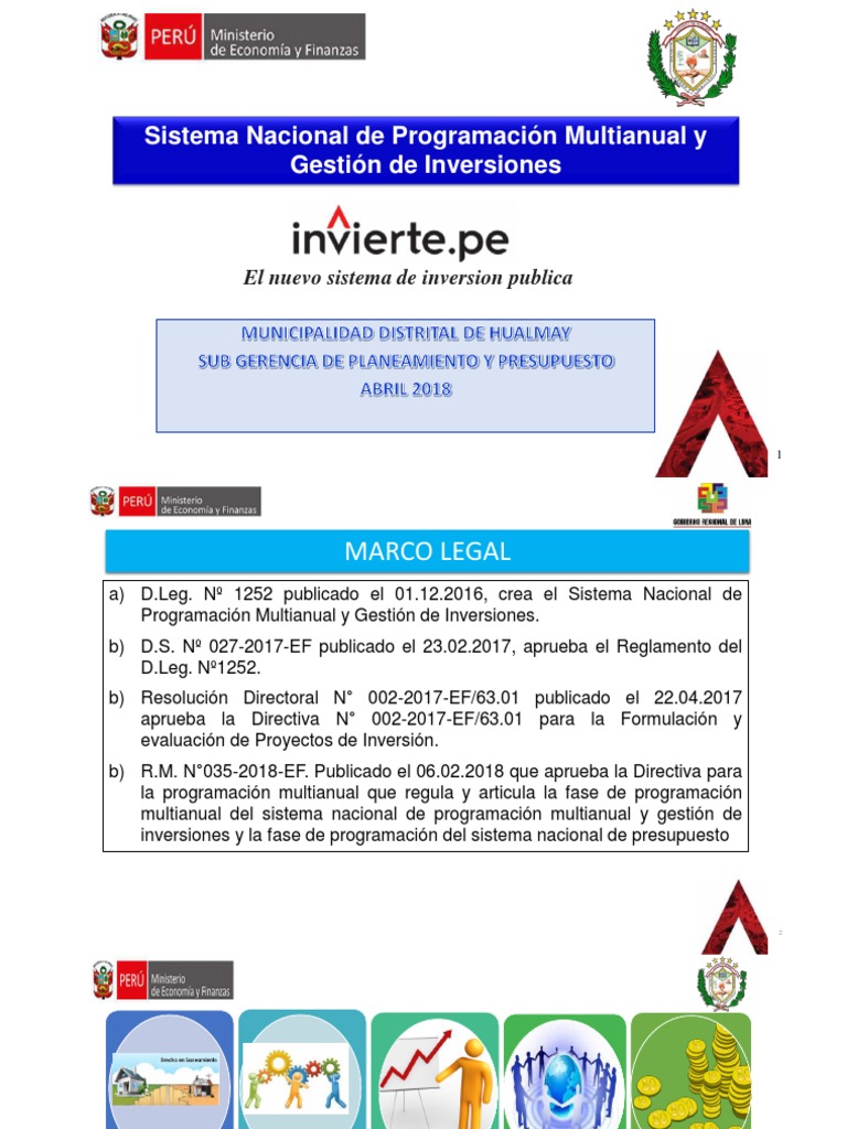 Invierte Pe 1 | PDF | Presupuesto | Economias