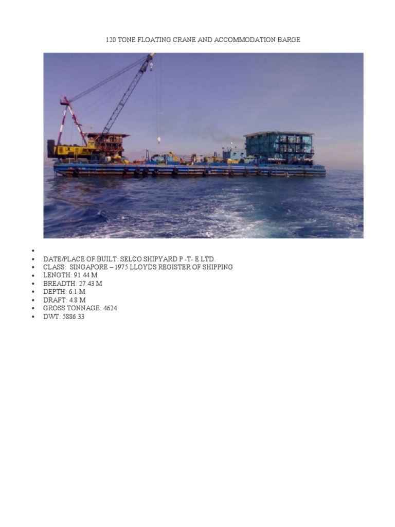 Barge | PDF | Shipbuilding | Ships