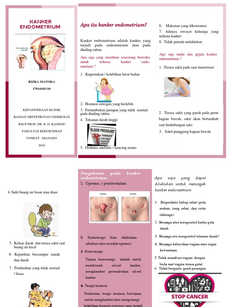 Leaflet CA Endometrium | PDF | Kesehatan Holistik
