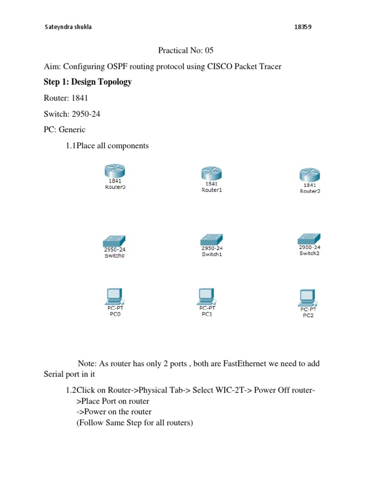 Balvant Pract5 | PDF | Router (Computing) | Ip Address