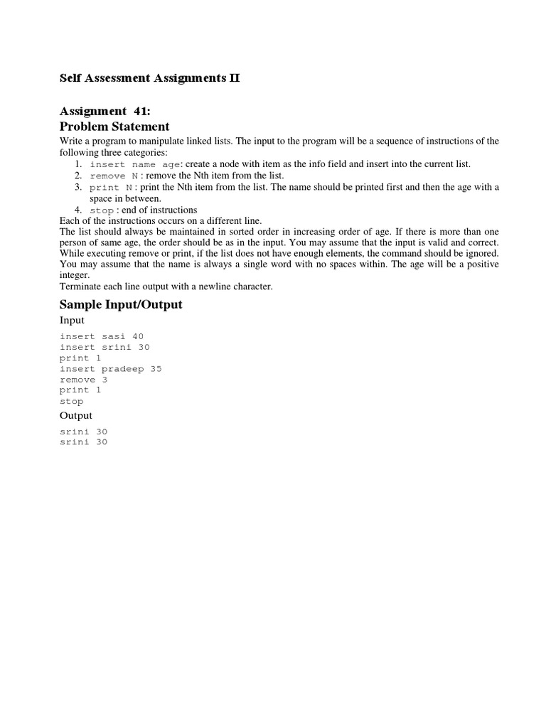 Assignments On Ds Pdf Array Data Structure Algorithms And Data