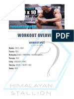 6 Day Bodybuilding Workout Schedule | PDF | Sports | Recreation