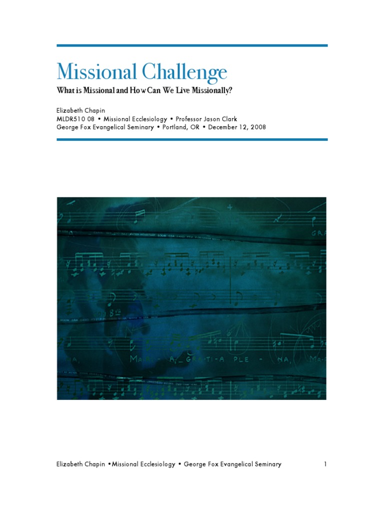 Missional Challenge: What Is Missional and How Can We Live Missionally ...