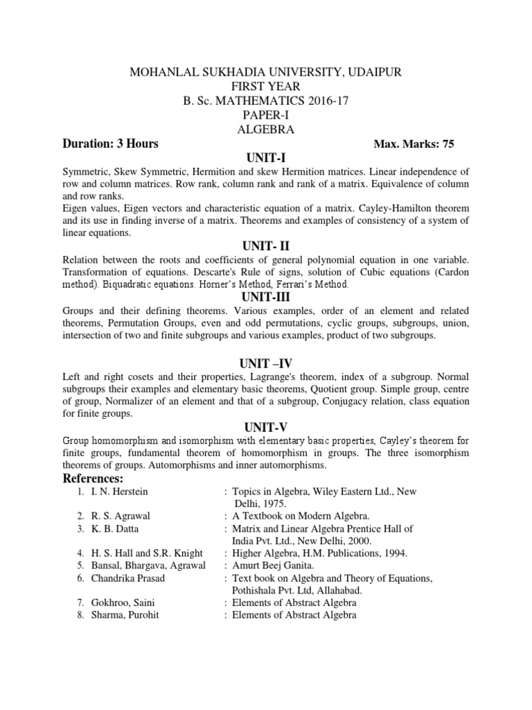 Introduction to Abstract Algebra: An Overview of the Key Concepts ...