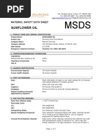 Msds Palm Oil RBD | PDF | Waste Management | Water