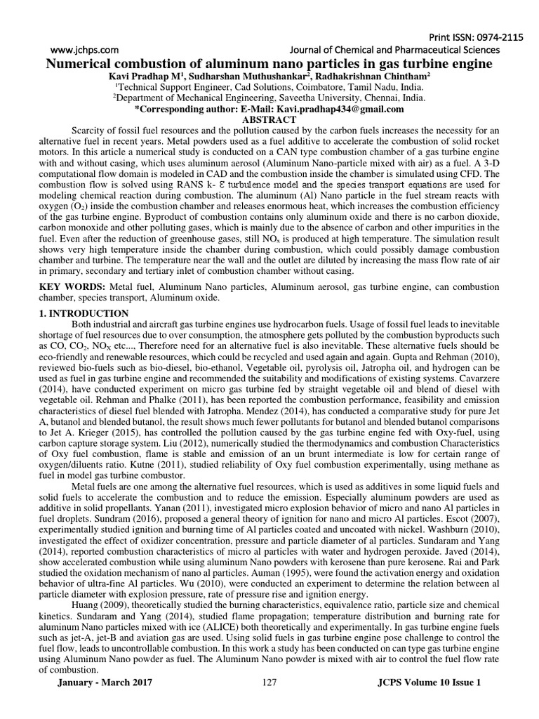 AL Fueled GT Models | PDF | Combustion | N Ox