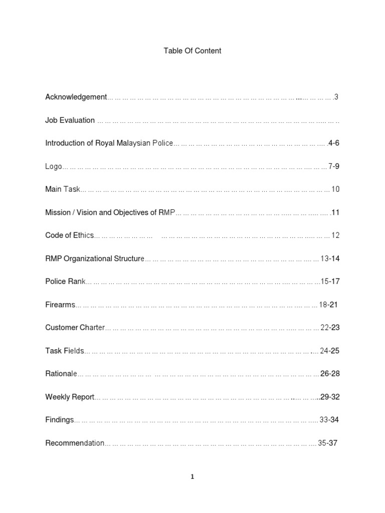 PDRM | PDF | Police | Law Enforcement