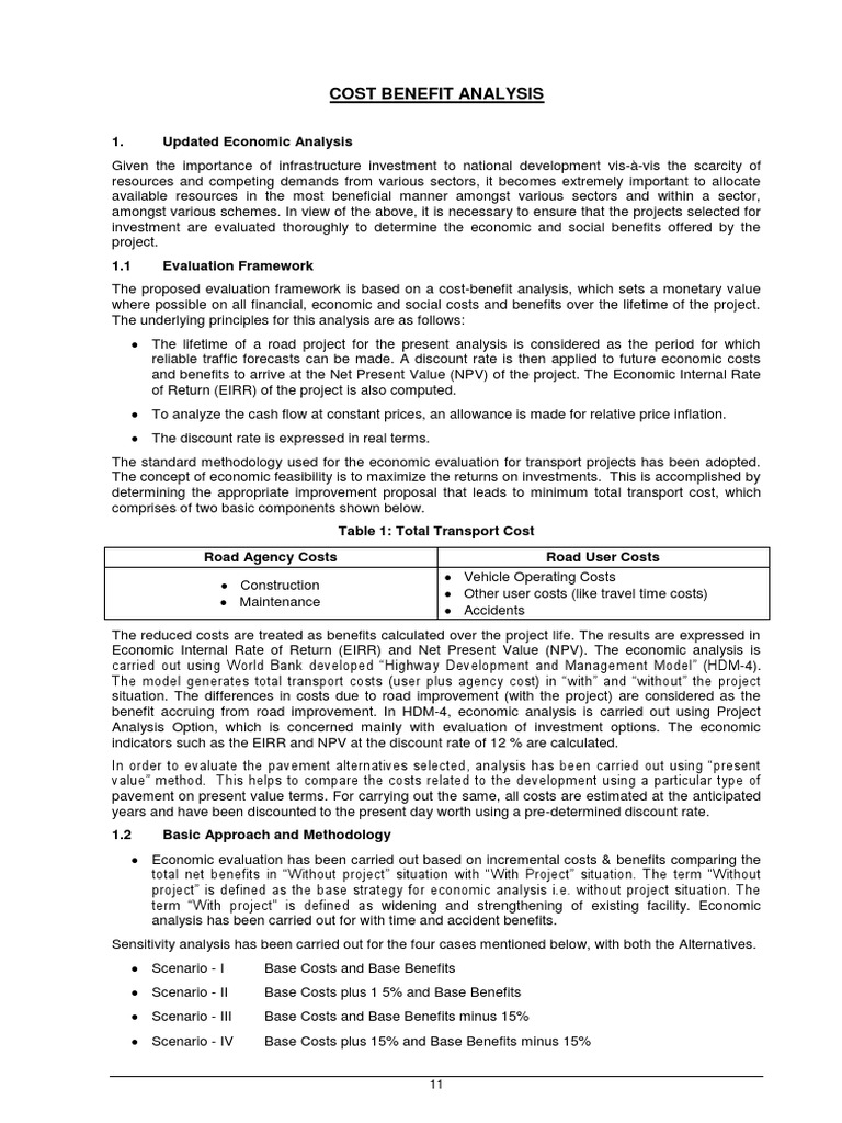 Detailed CEN 2 18 English | PDF | Net Present Value | Cost–Benefit Analysis