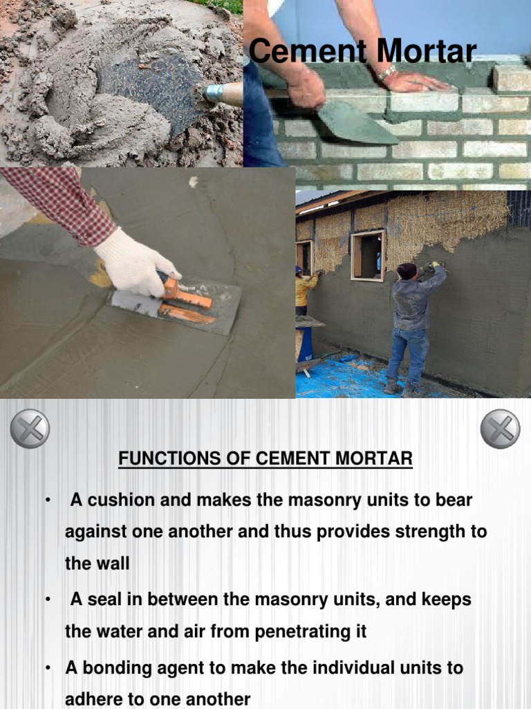 8.cement Mortar | PDF