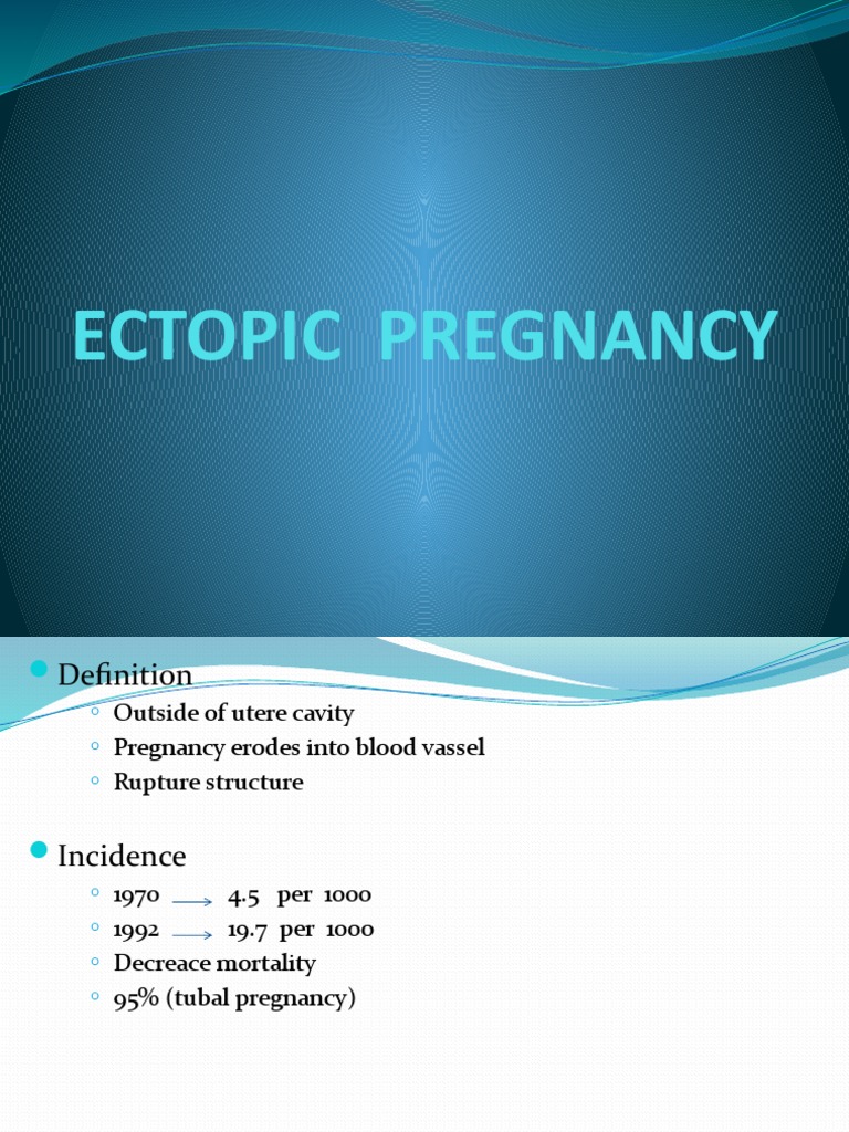 Etopic Pregnancy | Download Free PDF | Health Sciences | Childbirth