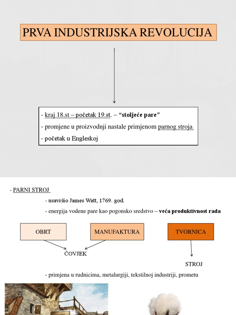Prva Industrijska Revolucija | PDF