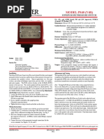 Potter VSR-S Flow Switch Manual | PDF | Fire Sprinkler System | Switch