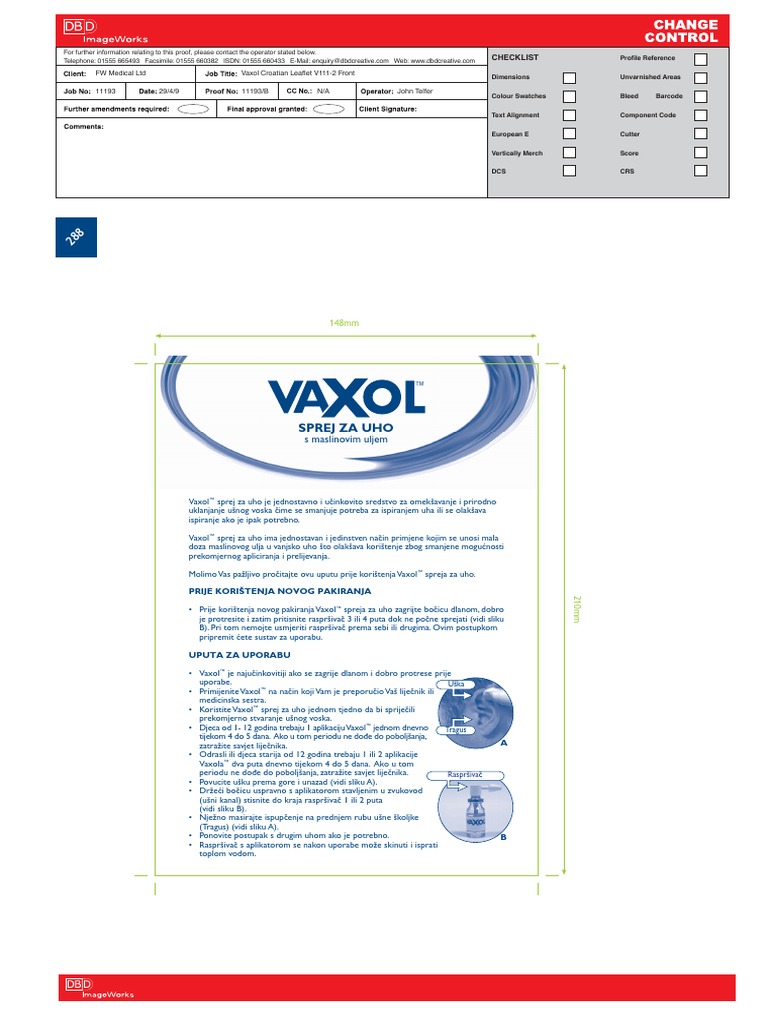 Vaxol Uputstvo | PDF
