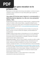 Tareas para Practicar Habilidades de Conversación | PDF | Mente