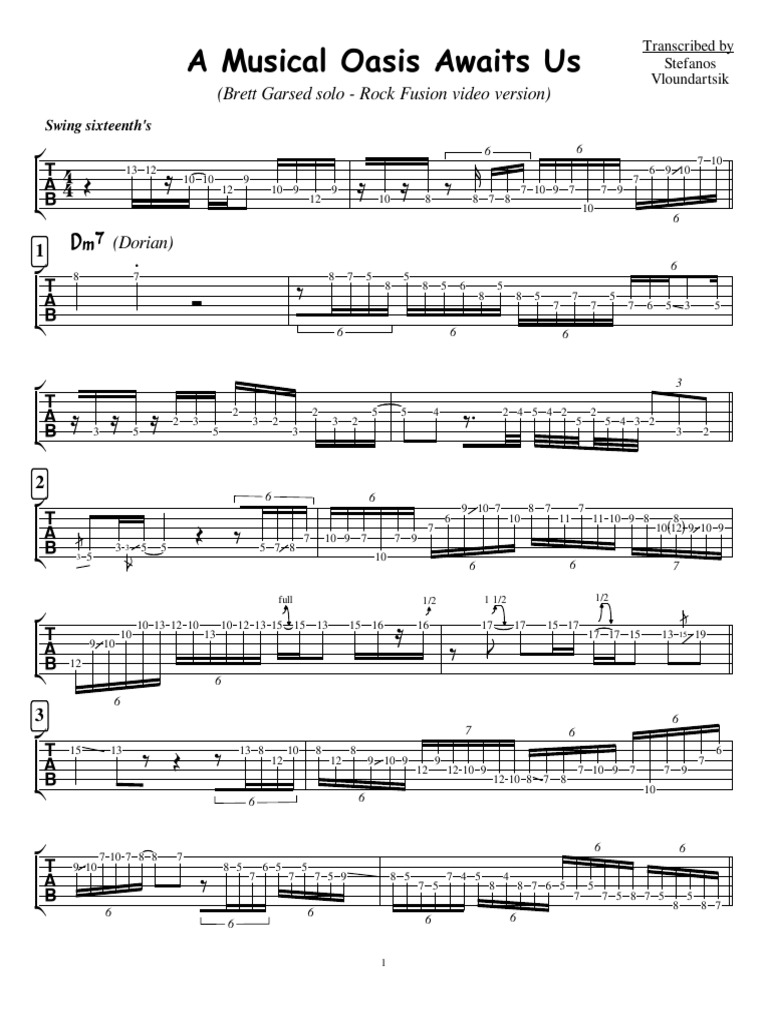 Brett Garsed's Rock Fusion Oasis | PDF | Popular Music | Leisure