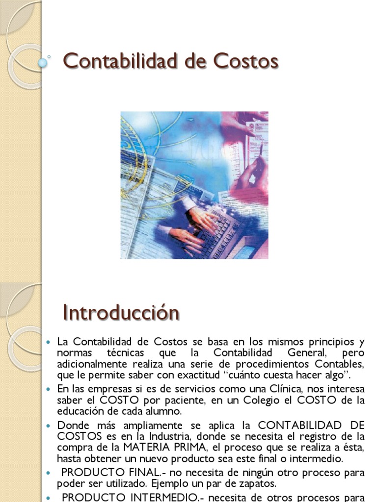 Contabilidad de Costos | PDF | Costo | Contabilidad de costos