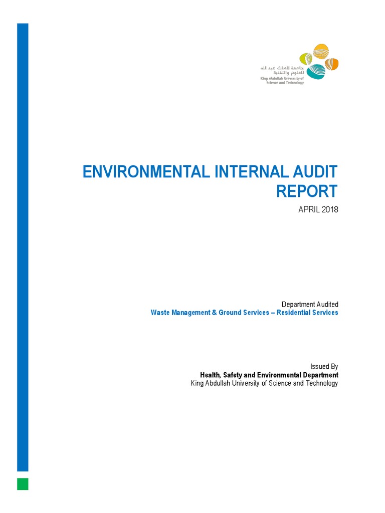 Environmental Internal Audit: APRIL 2018 | PDF | Pesticide | Audit
