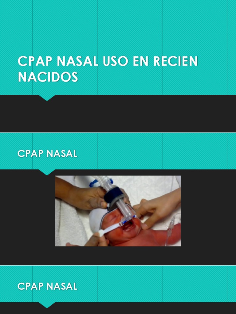 CPAP Nasal en Neonatos: Guía Clínica | PDF | Pulmón | Sistema respiratorio
