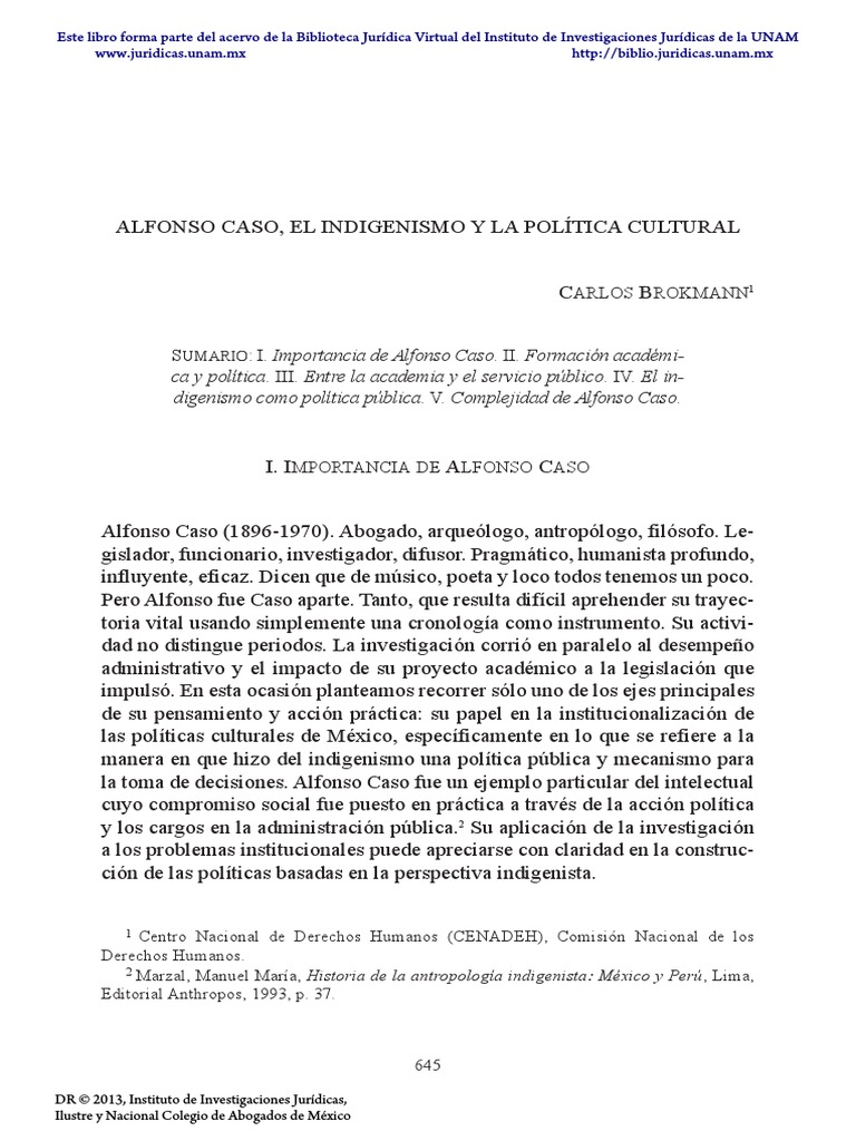 Caso Alfonso | PDF | Antropología | México