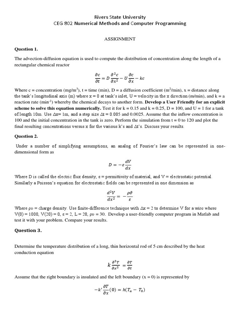Marine Engineering Mtech Assignment | PDF | Fluid Dynamics | Heat Transfer Marine Engineering Mtech Assignment | PDF | Fluid Dynamics | Heat Transfer