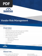 Vendor Management Policy Template | PDF | Information Security | Business