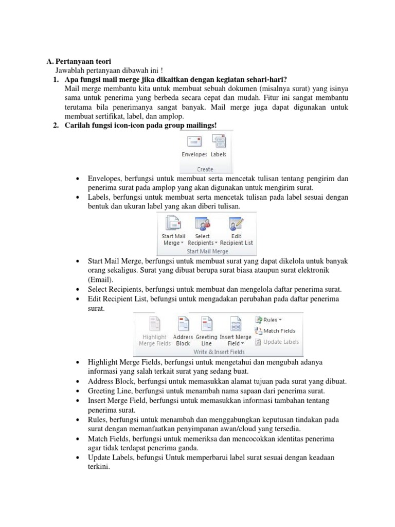Contoh Soal Dan Tugas Microsoft Access | PDF