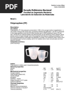 Properties of Polypropylene Materials | PDF