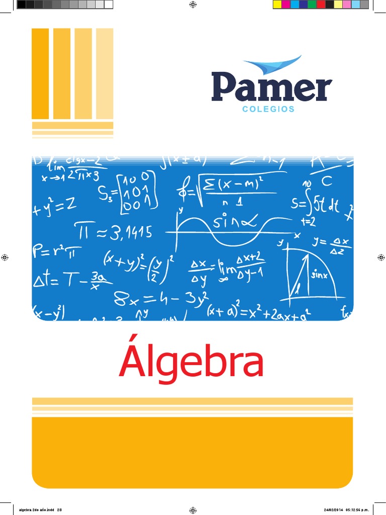 Algebra 2do Año PDF | PDF | Sistema de ecuaciones lineales | Ecuaciones